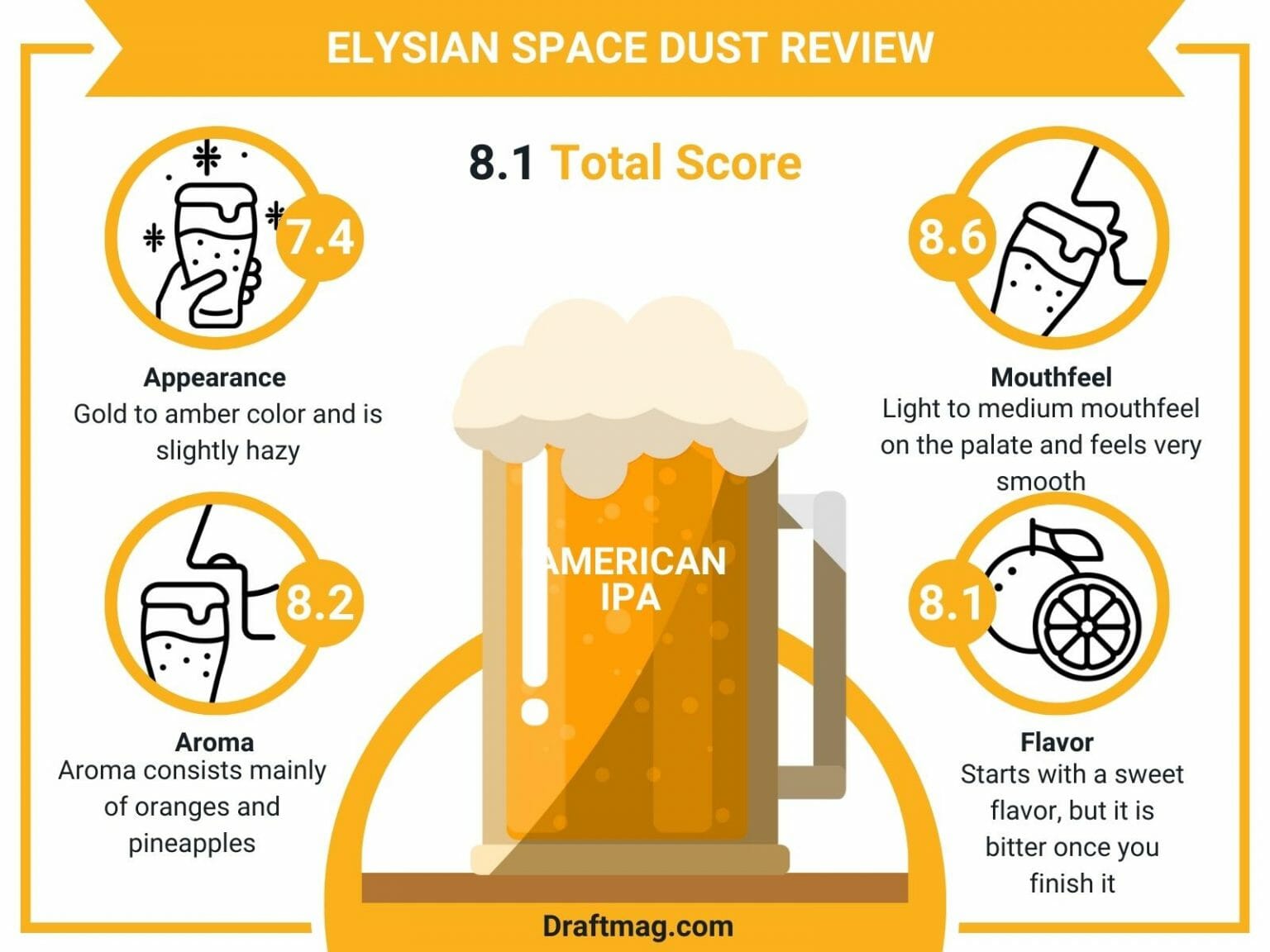 Elysian Space Dust Review: American IPA For Hop Lovers