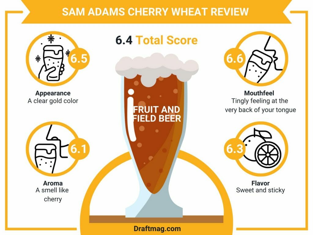Sam Adams Cherry Wheat Review: Fruity and Thirst Quenching