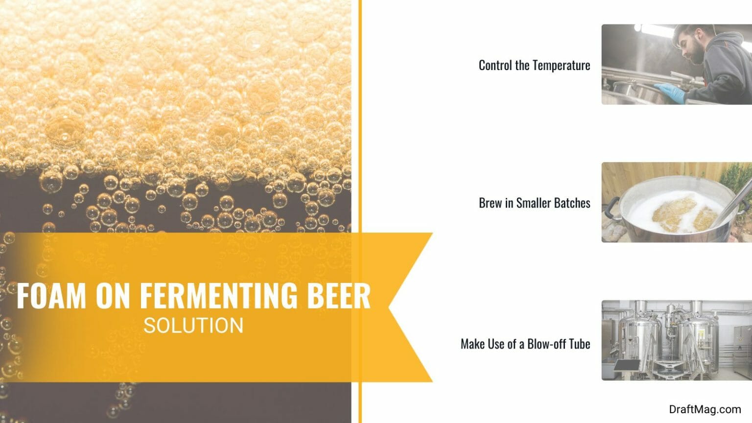 Foam on Fermenting Beer: Causes and How To Deal With It